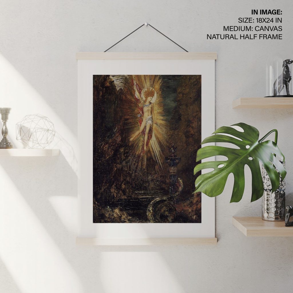 Apollo Vanquishing the Serpent Python by Gustave Moreau (1885) - Wall ...