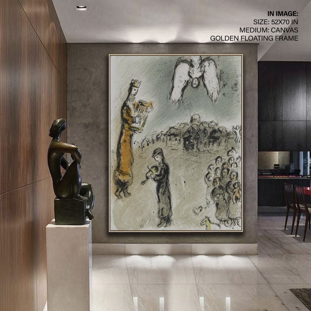 Appearance of king David by Marc Chagall (1980) - Wall Art - 10+ Sizes ...