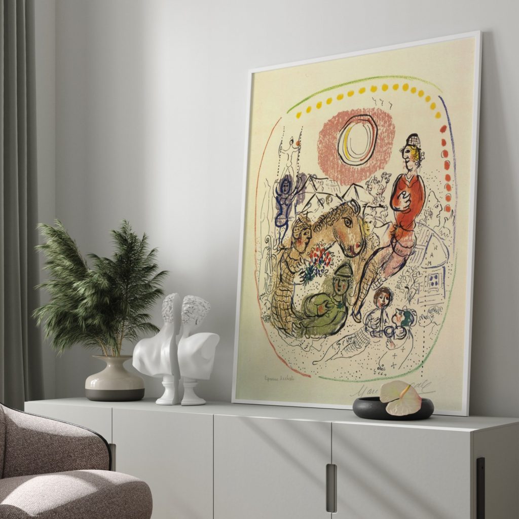 Arlequins playing by Marc Chagall (1968) - Wall Art - 10+ Sizes, 50 ...