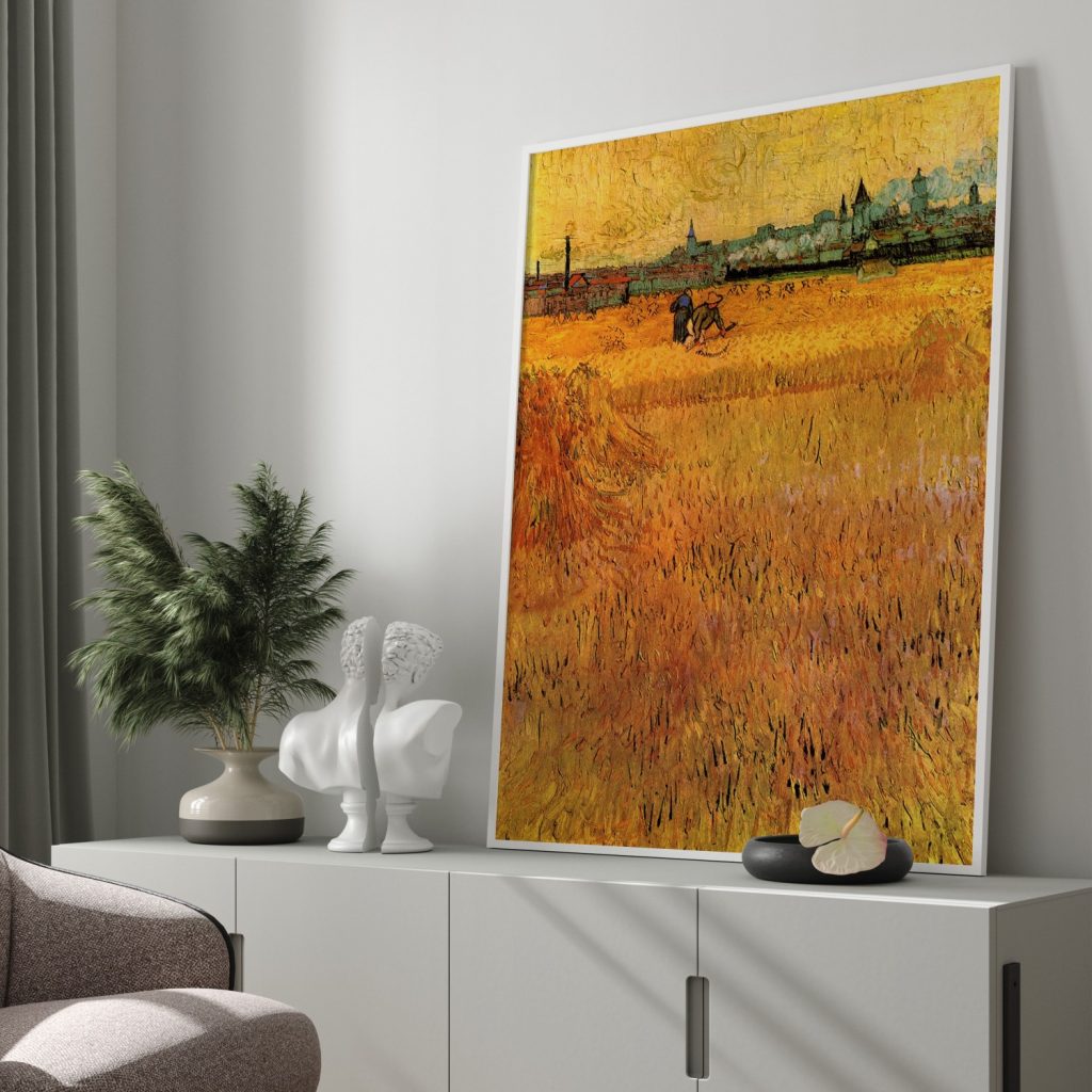 Arles View from the Wheat Fields by Vincent van Gogh (1888) - BestOfBharat
