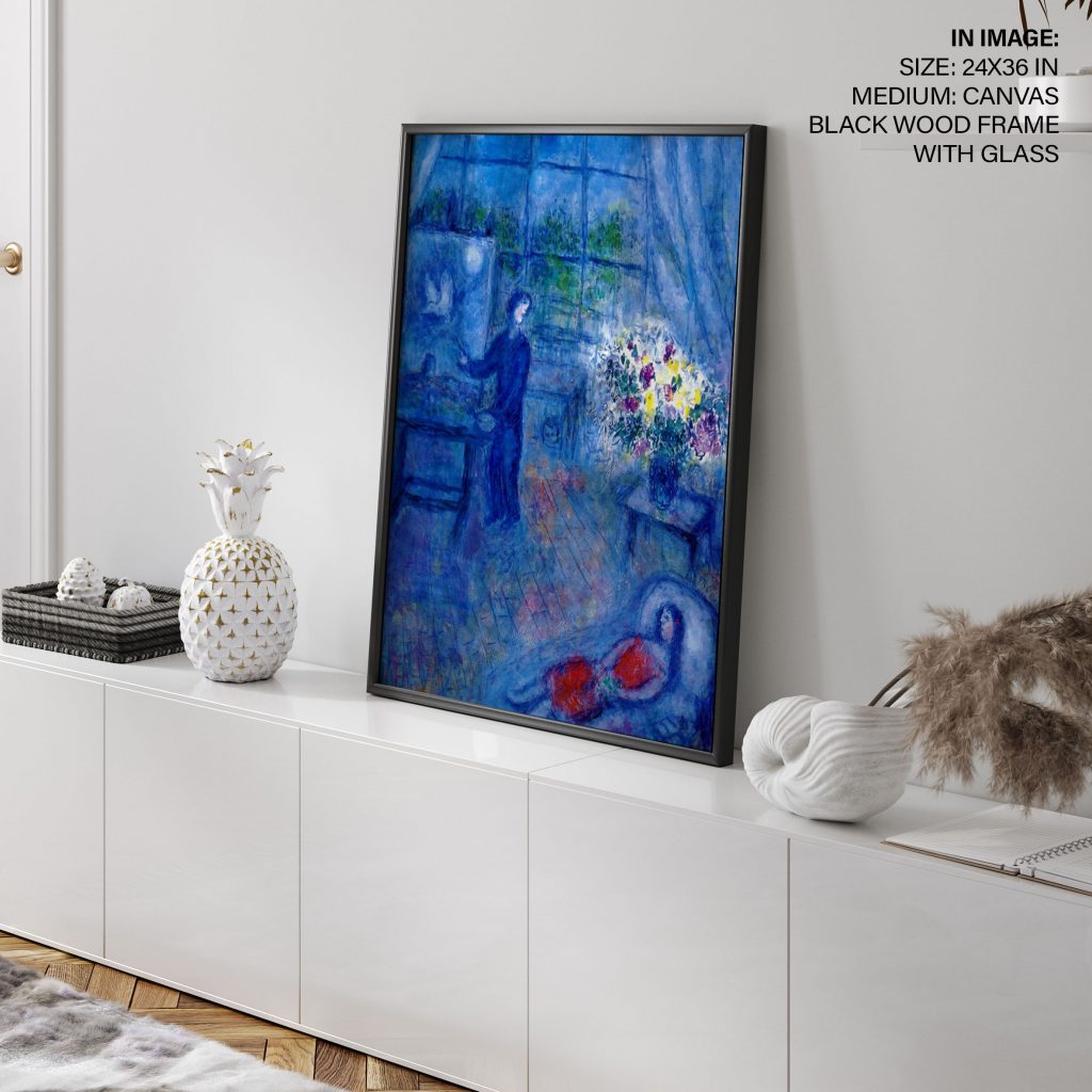 Artist and His Model by Marc Chagall (1973) - Wall Art - 10+ Sizes, 50 ...