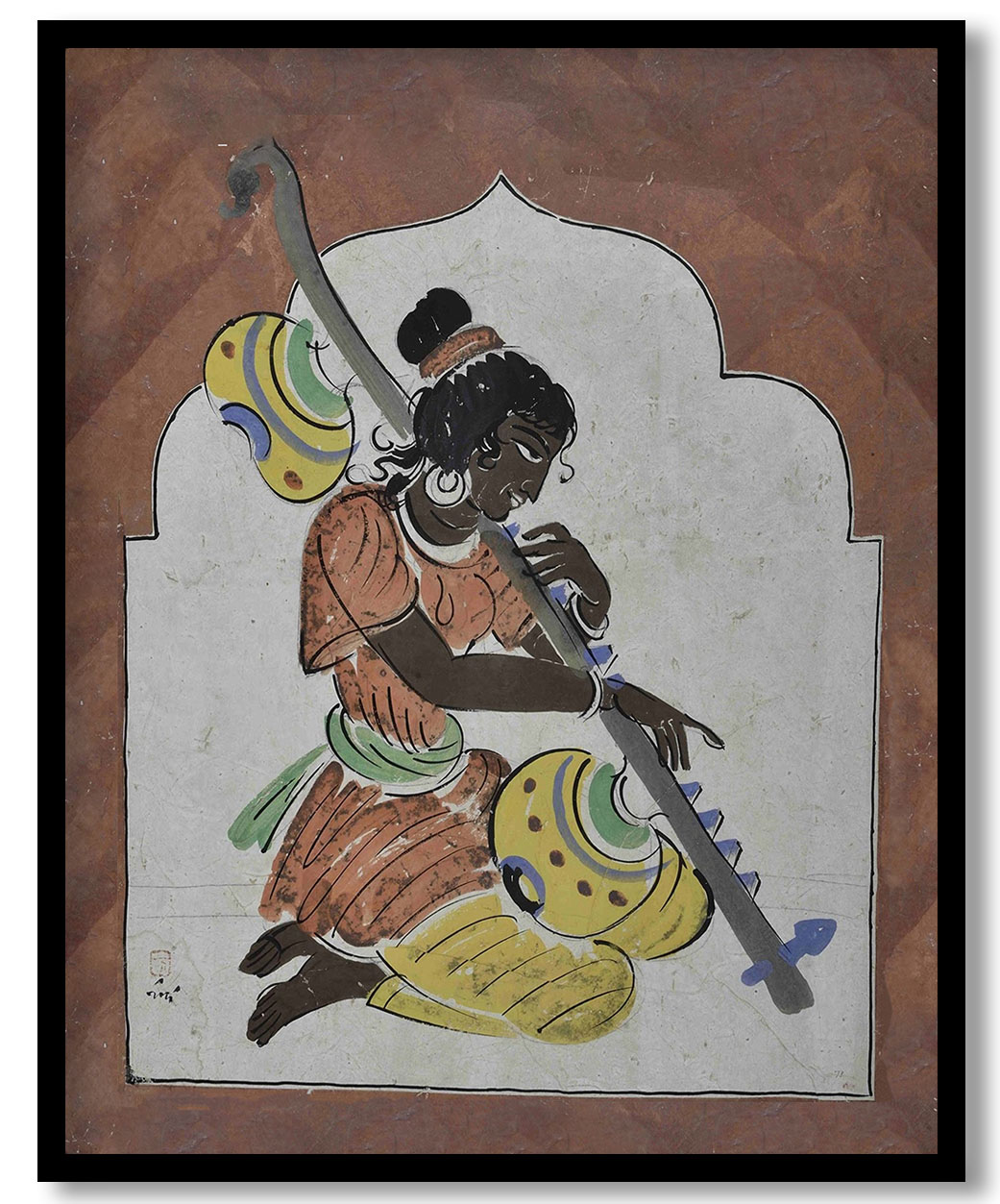 Rudra veena by Nandalal Bose - BestOfBharat