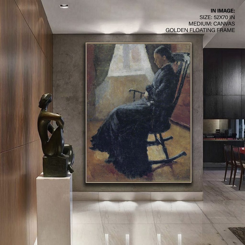Aunt Karen in the Rocking Chair by Edvard Munch (1883) - Wall Art - 10 ...