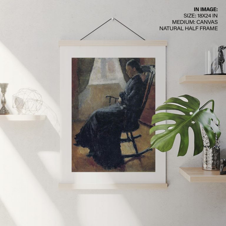 Aunt Karen in the Rocking Chair by Edvard Munch (1883) - Wall Art - 10 ...