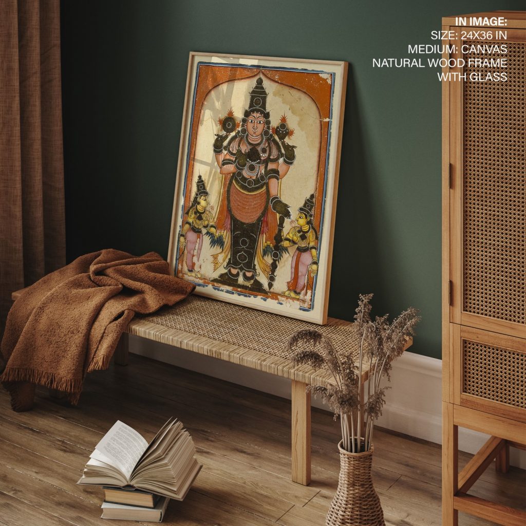 Lord vishnu with two consorts, Sree Devi and Bhu Devi - BestOfBharat