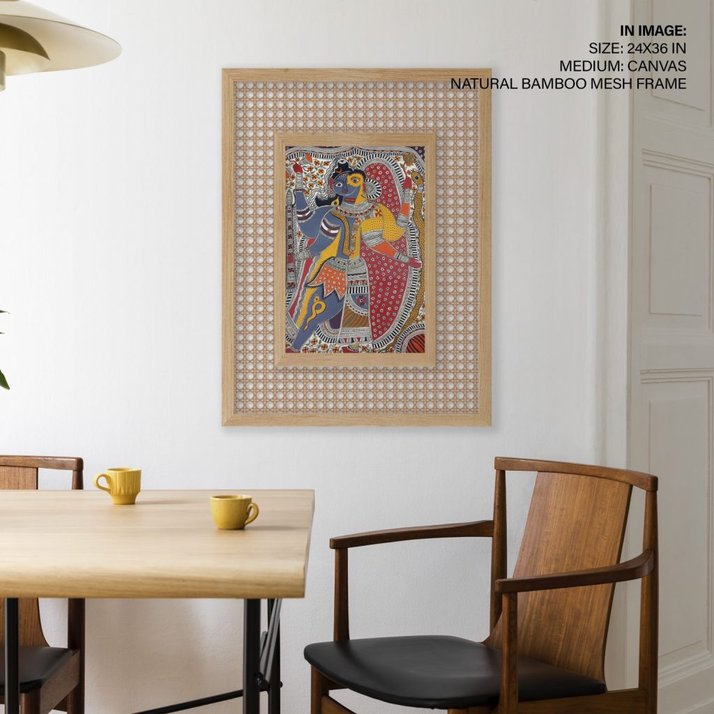 Madhubani painting of bihar painting - fine work - BestOfBharat