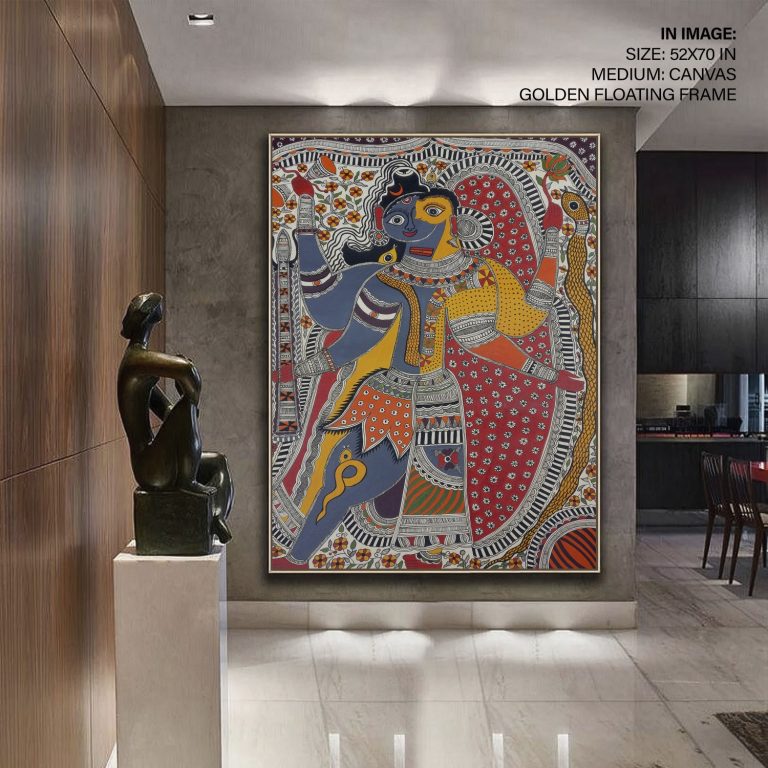 Madhubani painting of bihar painting - fine work - BestOfBharat