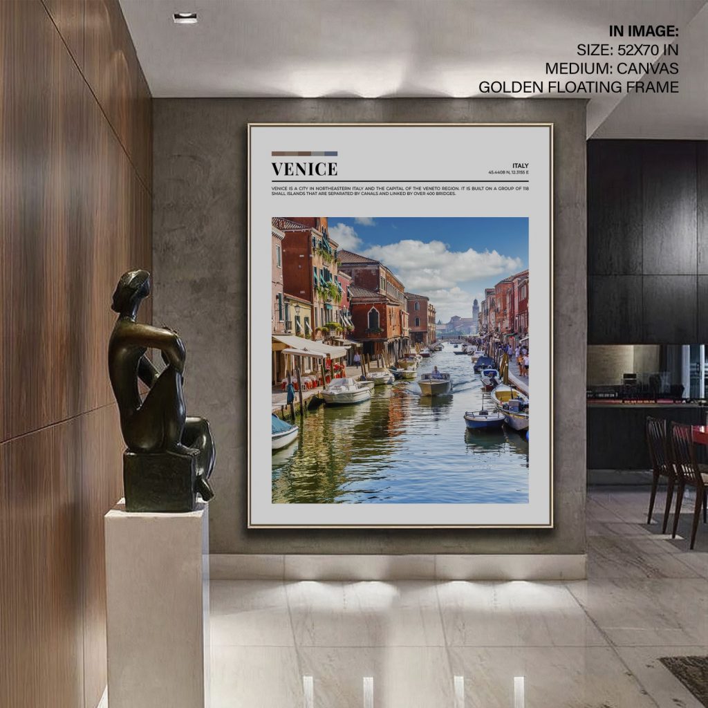 Venice, Italy pantone poster - BestOfBharat