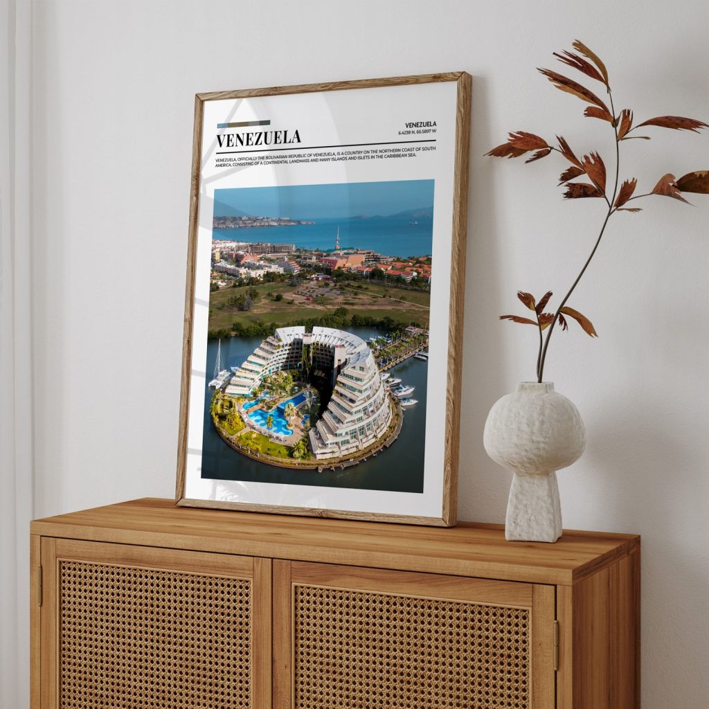 Venezuela, Venezuela pantone poster - BestOfBharat