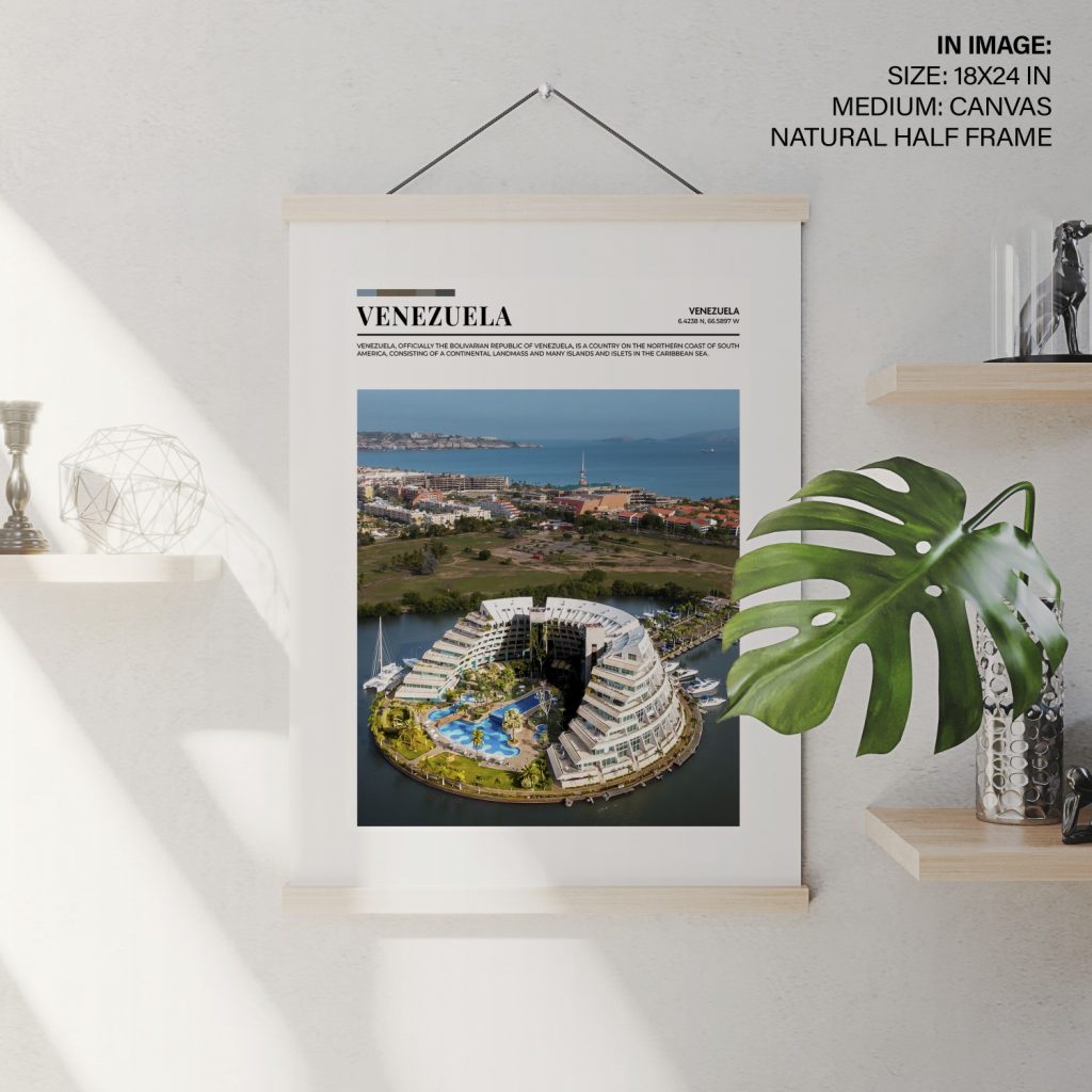 Venezuela, Venezuela pantone poster - BestOfBharat