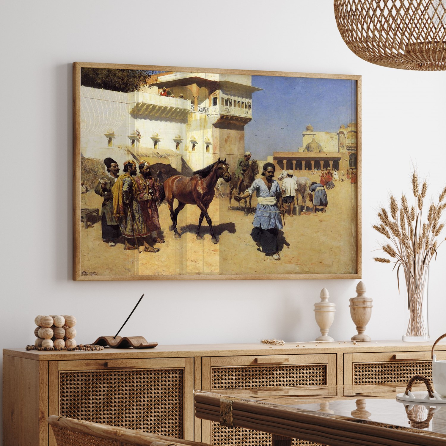 Wall Art | Horse Market, Persian Stables, Bombay by Edwin Lord Weeks ...