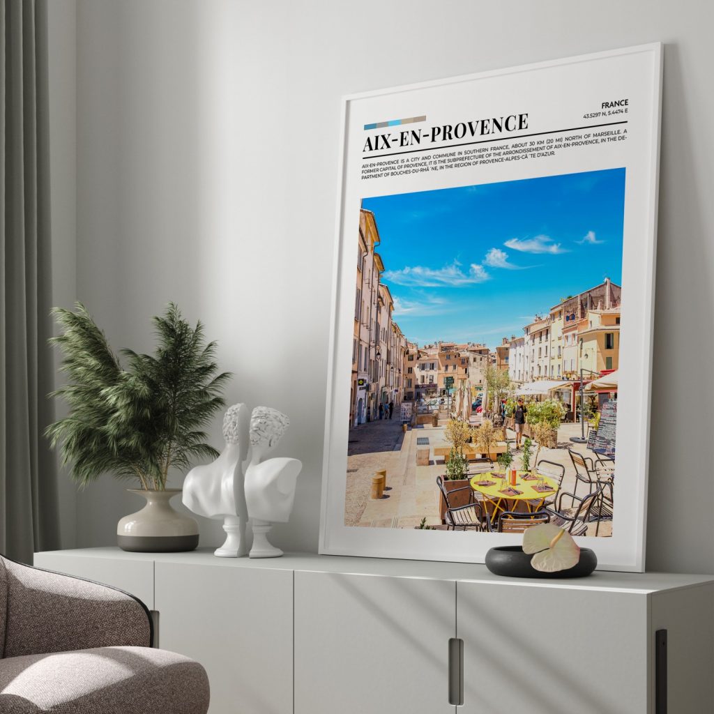 Aix-En-Provence, France pantone poster - Wall Art - 10+ Sizes, 50 ...