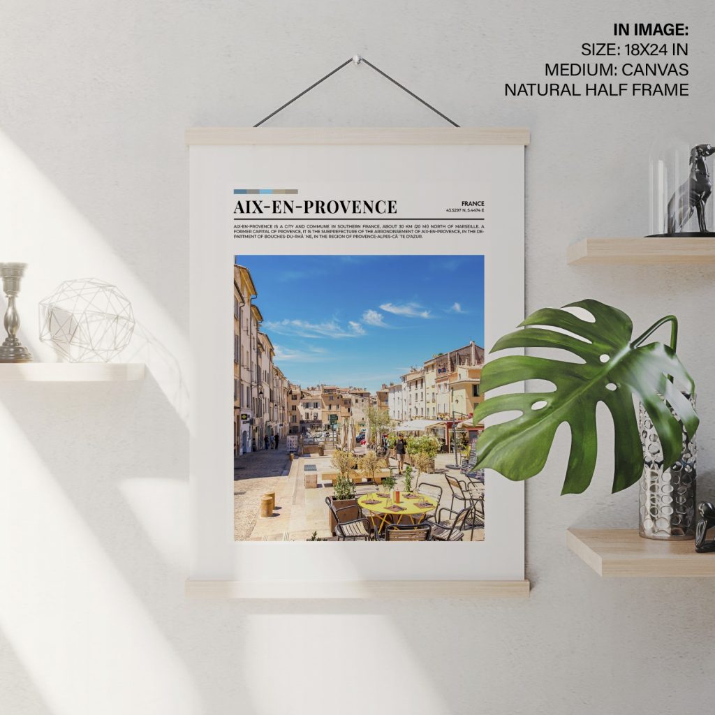Aix-En-Provence, France pantone poster - Wall Art - 10+ Sizes, 50 ...