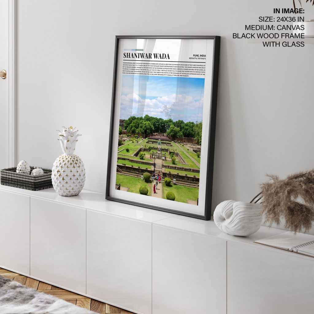 Shaniwar Wada, India pantone poster - BestOfBharat