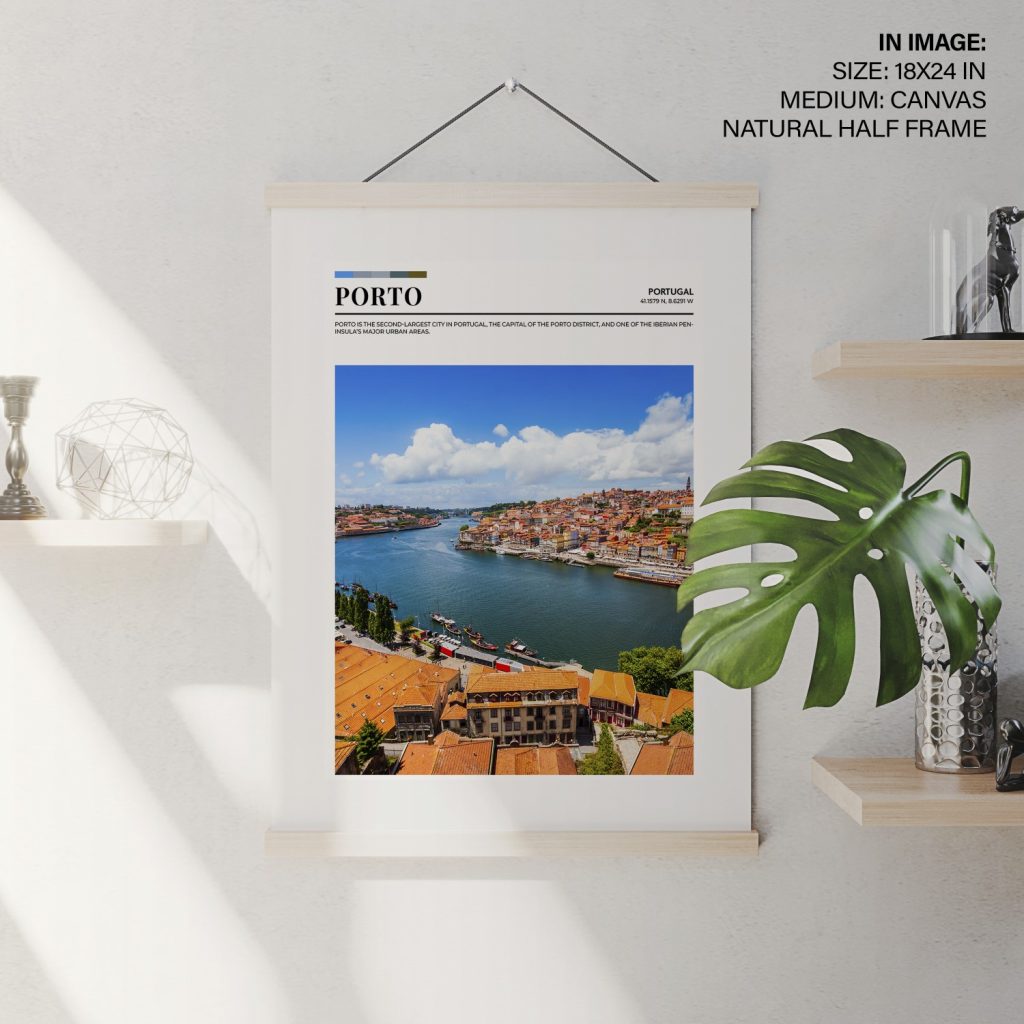 Porto, Portugal pantone poster - BestOfBharat
