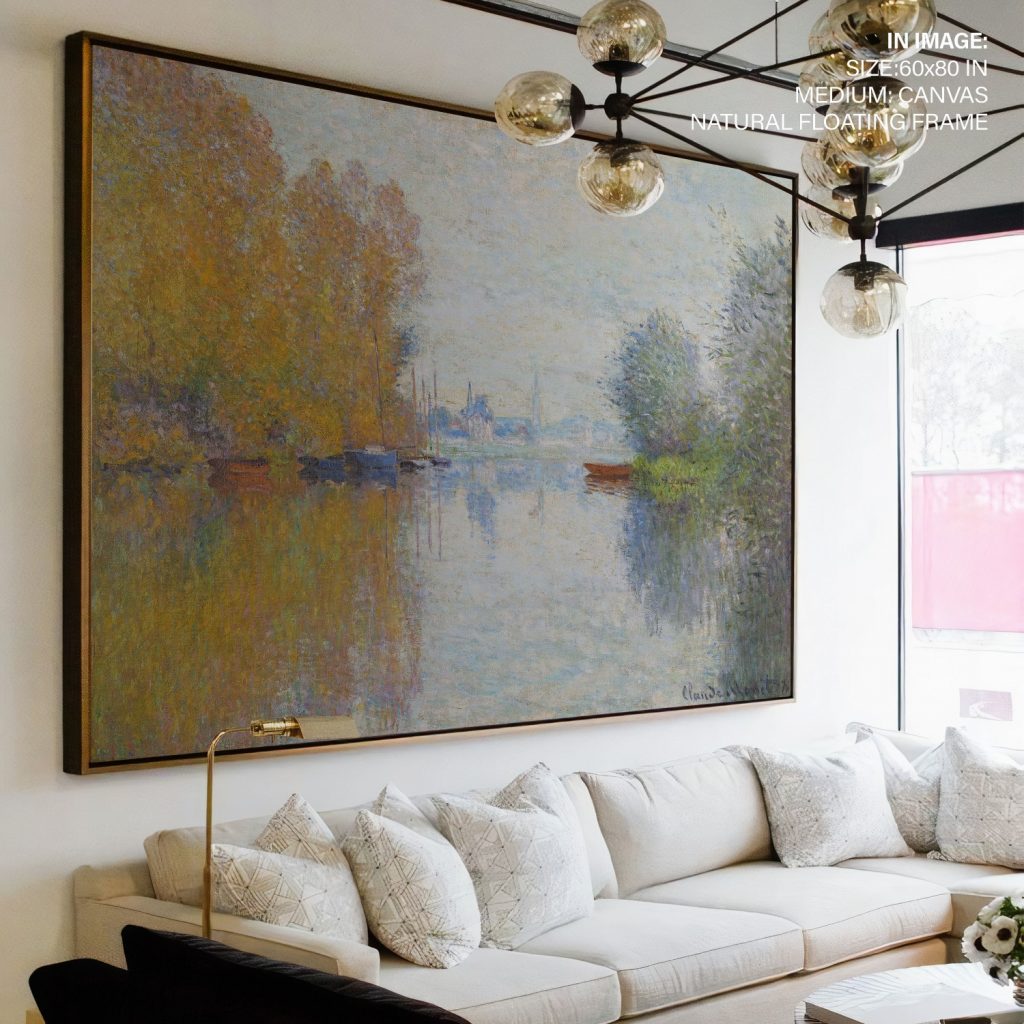 Autumn on the seine at argenteuil by Claude Monet (1873) - Wall Art ...