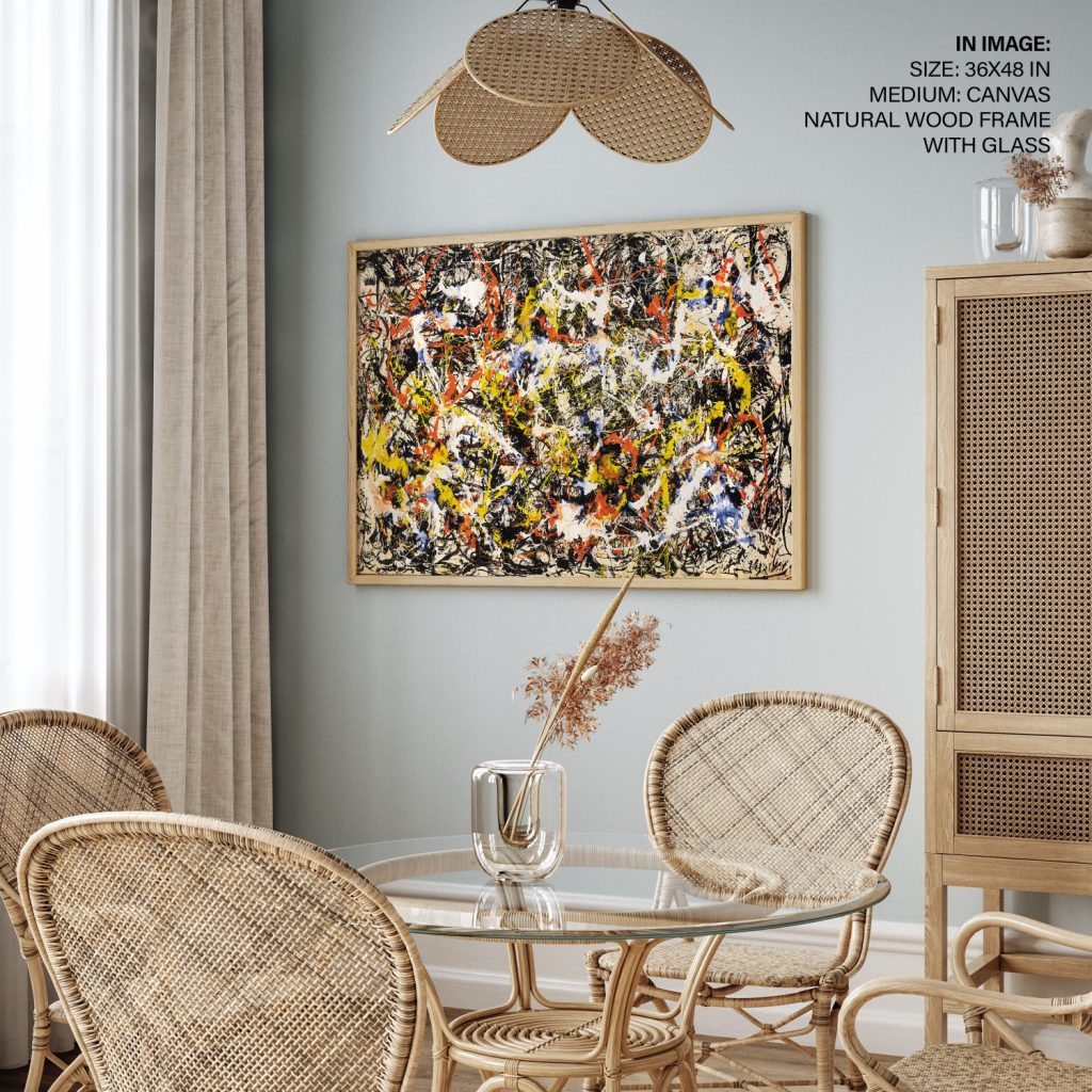 Convergence by Jackson Pollock (1952) - Wall Art Decor, Framed Painting ...