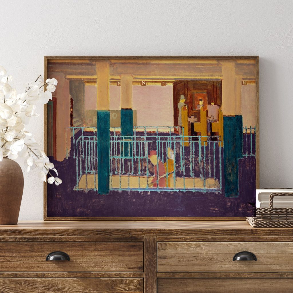 Entrance to subway by Mark Rothko (1938) - Wall Art, Hanging Wall Decor ...