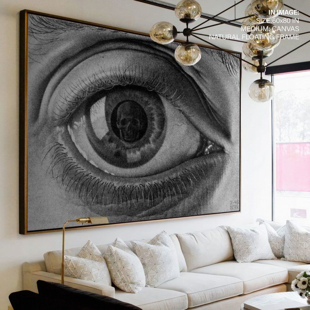 Eye by M.C. Escher (1946) - Wall Art, Hanging Wall Decor, Home Decor ...