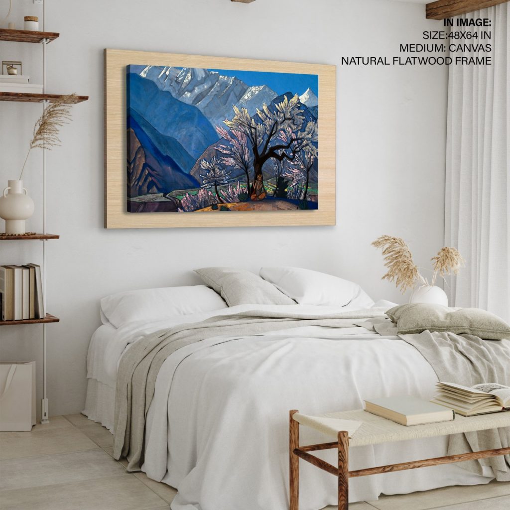 Krishna spring in Kulu by Nicholas Roerich (1930) - BestOfBharat