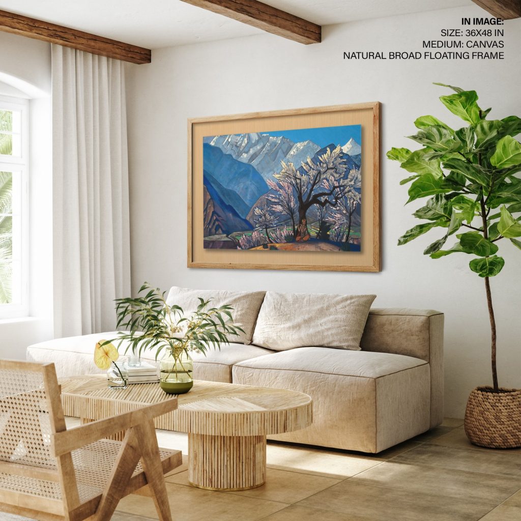 Krishna spring in Kulu by Nicholas Roerich (1930) - BestOfBharat