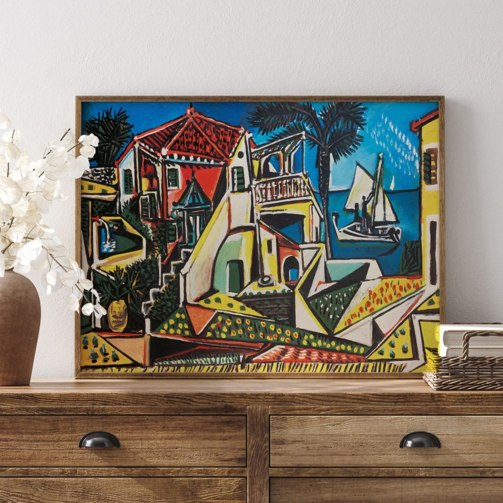 Mediterranean landscape by Pablo Picasso (1952) - BestOfBharat