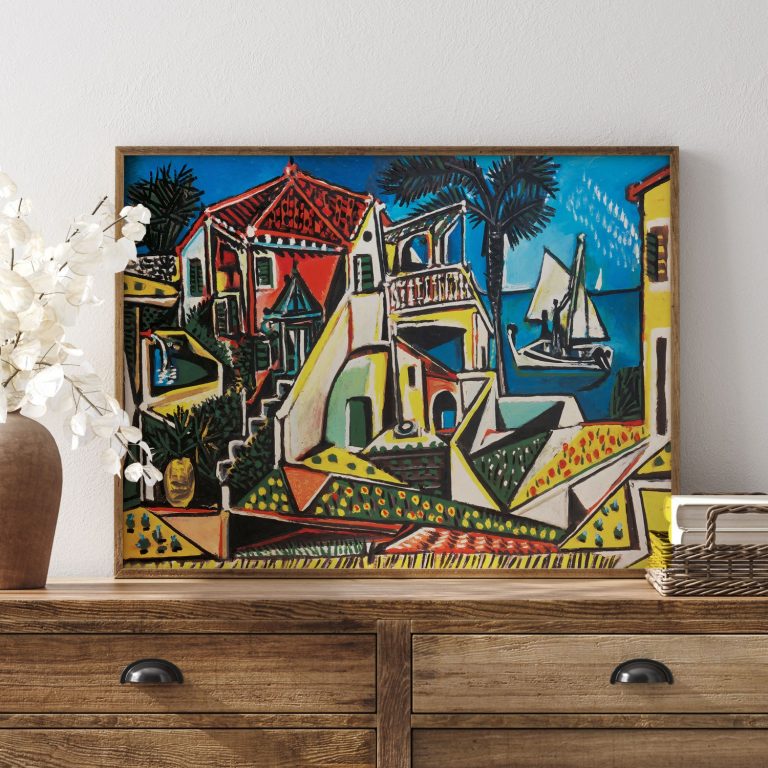 Mediterranean landscape by Pablo Picasso (1952) - BestOfBharat