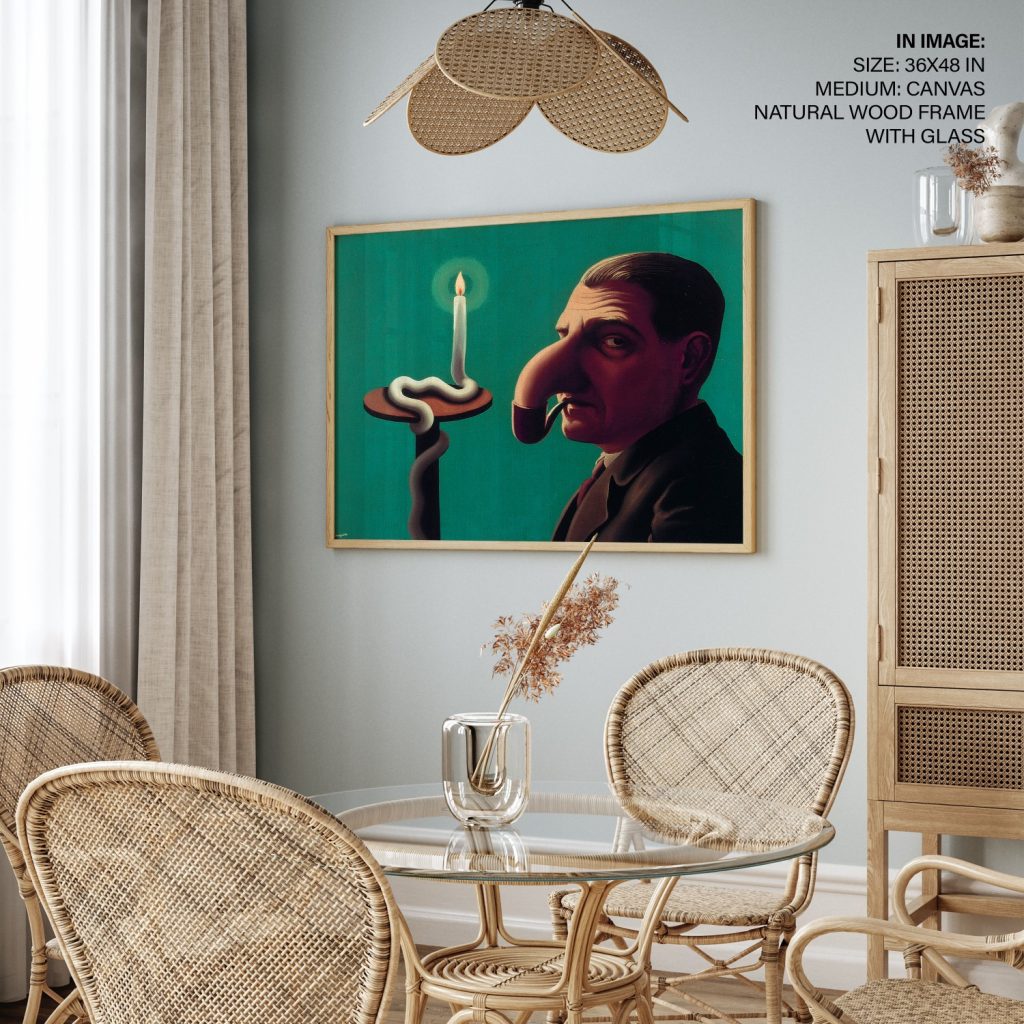 Philosopher's lamp by Rene Magritte (1936) - Wall Art, Hanging Wall ...