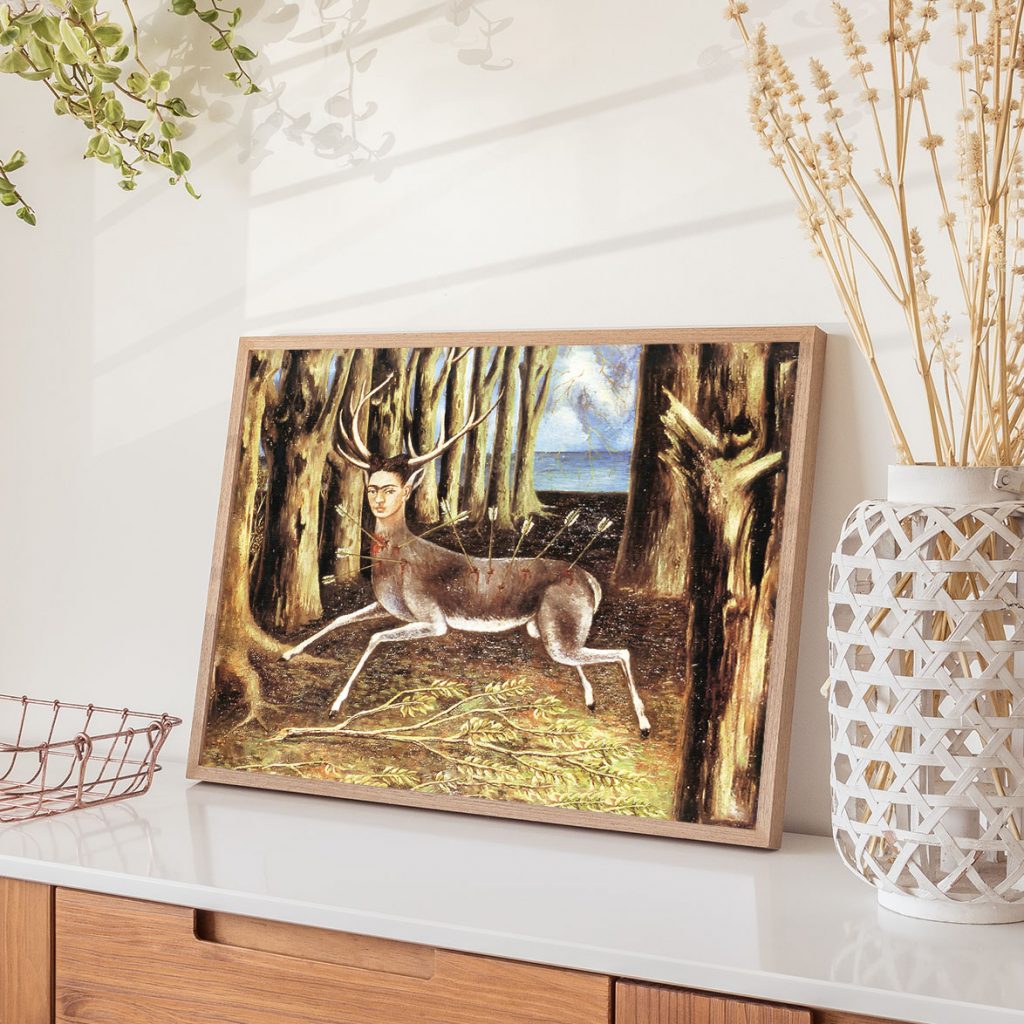 The wounded deer by Frida Kahlo (1946) - Wall Art, Hanging Wall Decor ...