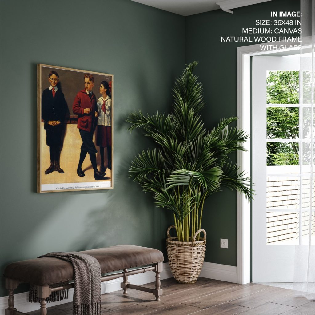 Cousin Reginald Spells Peloponnesus by Norman Rockwell (1918 ...