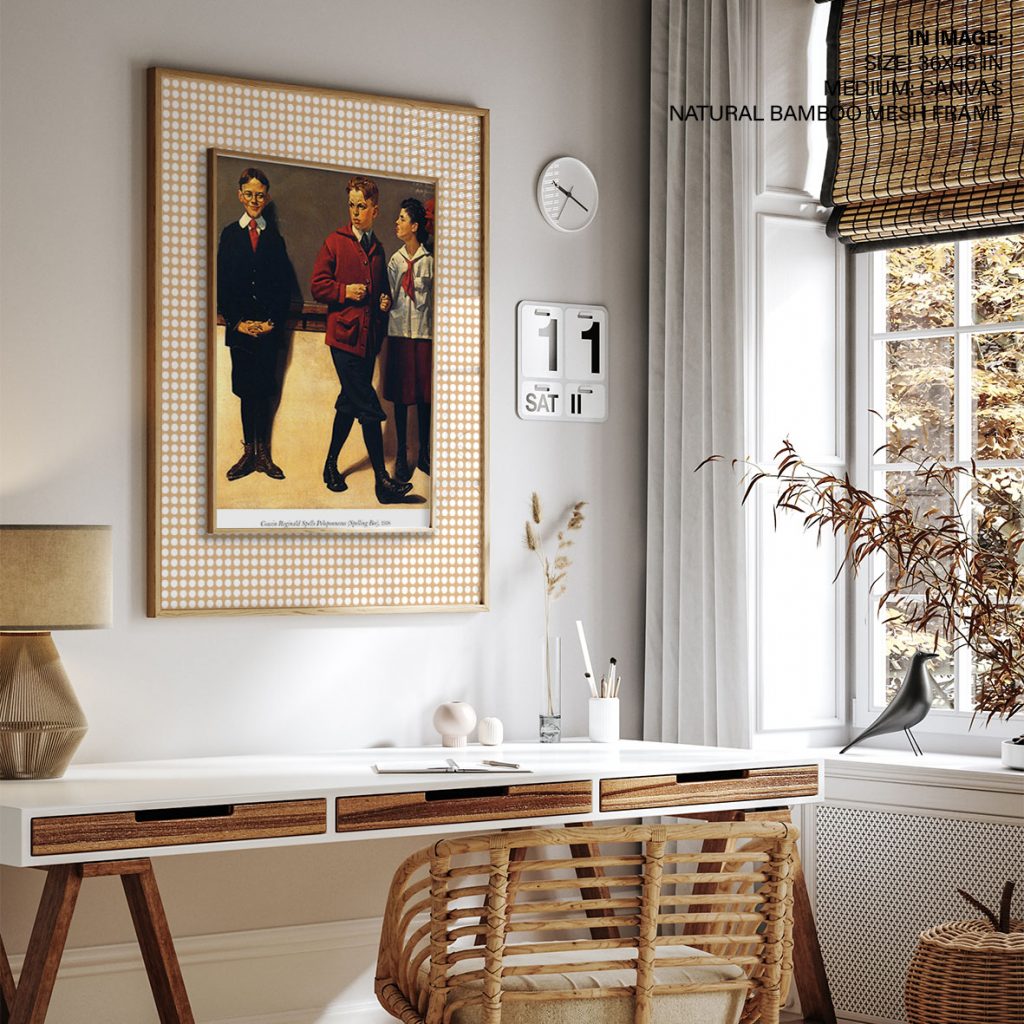 Cousin Reginald Spells Peloponnesus by Norman Rockwell (1918 ...