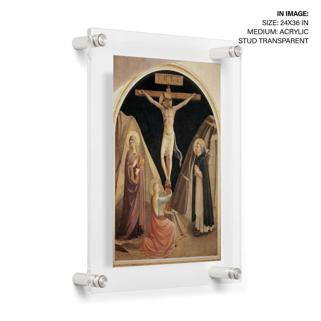 Crucifixion with the Virgin, Mary Magdalene by Anthony van Dyck (Date Unknown) - BestOfBharat