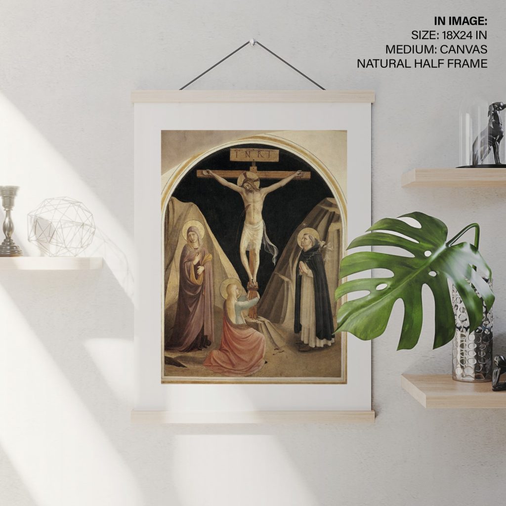 Crucifixion with the Virgin, Mary Magdalene by Anthony van Dyck (Date Unknown) - BestOfBharat