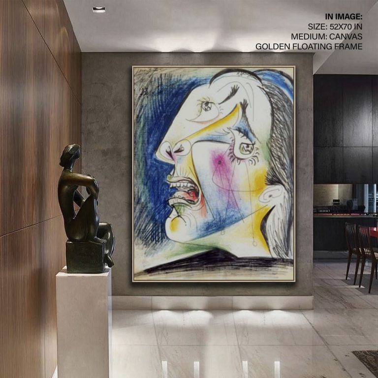Crying woman by Pablo Picasso (1937) - BestOfBharat