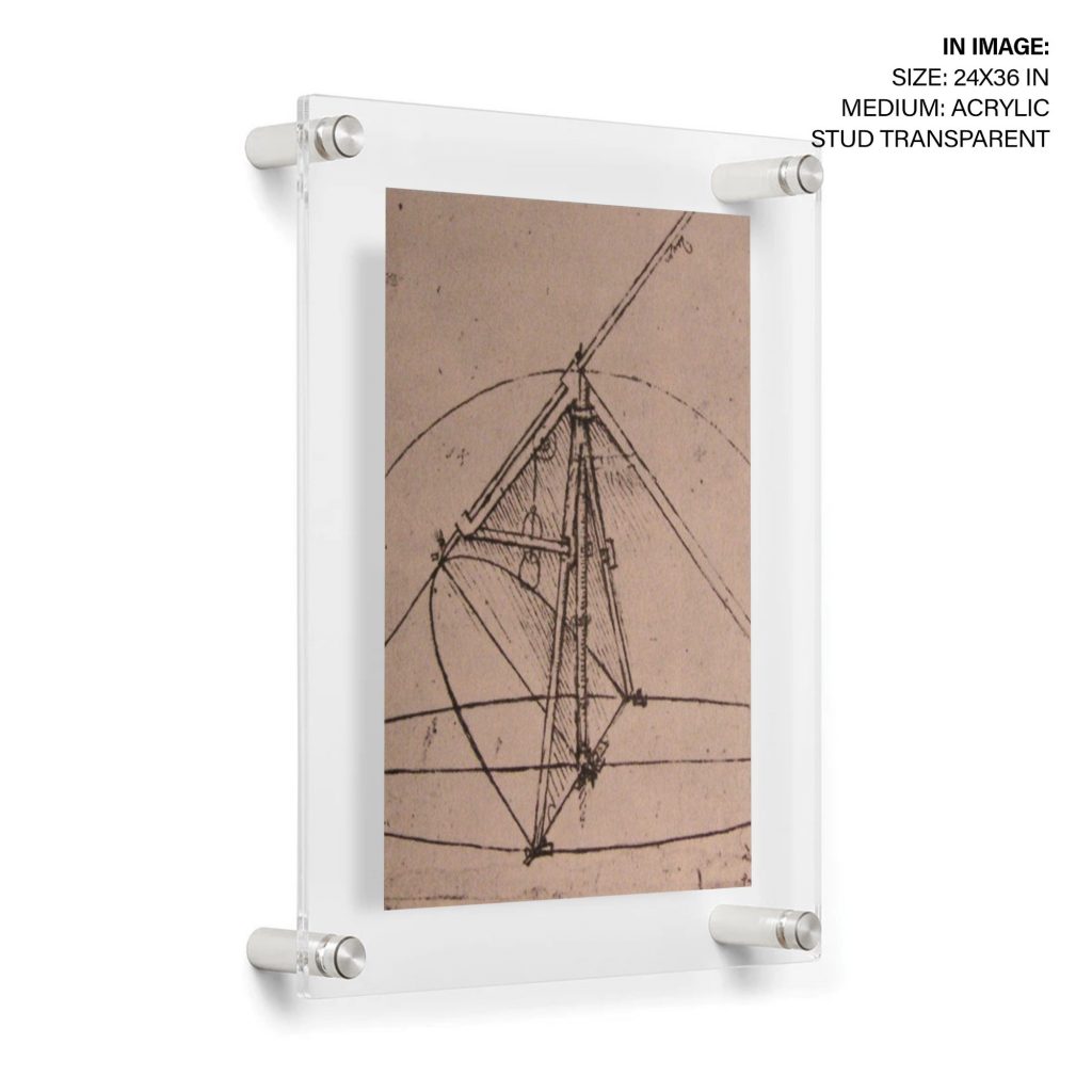 Design for a parabolic compass by Leonardo da Vinci (1500) - BestOfBharat