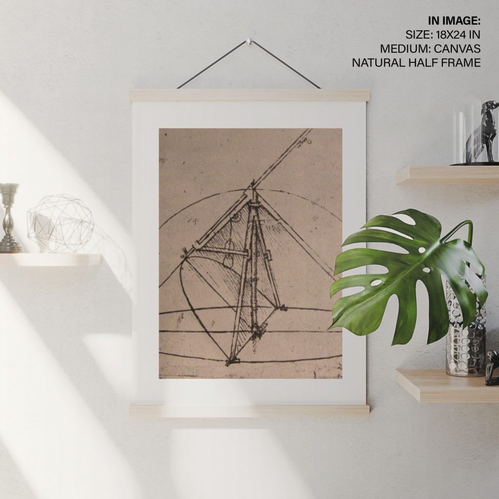 Design for a parabolic compass by Leonardo da Vinci (1500) - BestOfBharat