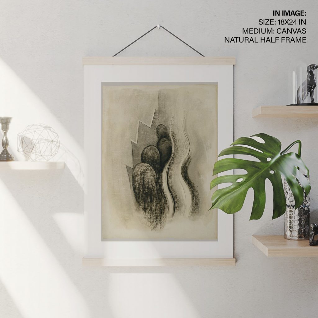 Drawing XIII by Georgia O'Keeffe (1915) - BestOfBharat