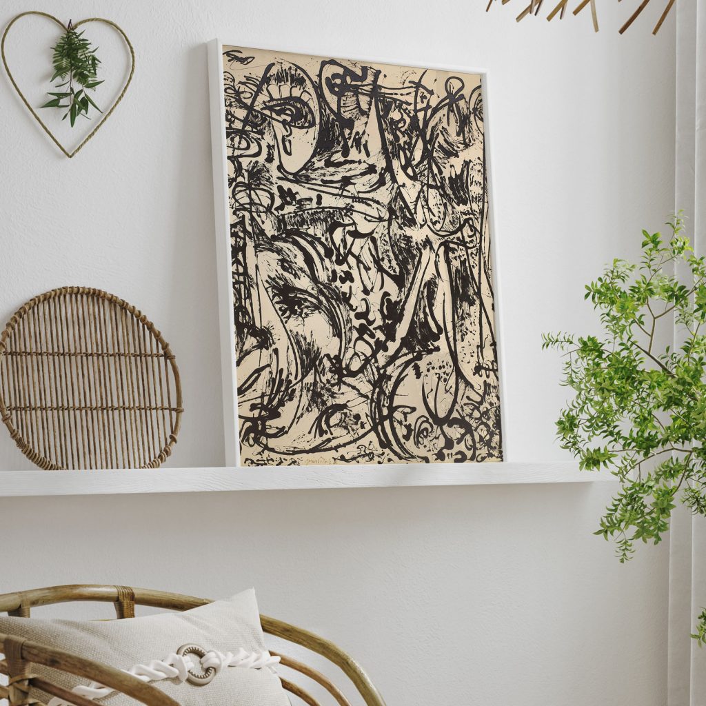 Echo (Number 25) by Jackson Pollock (1951) - BestOfBharat