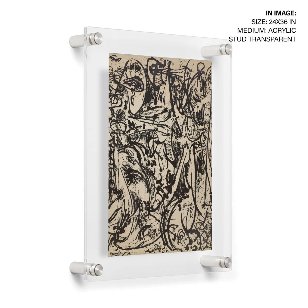 Echo (Number 25) by Jackson Pollock (1951) - BestOfBharat