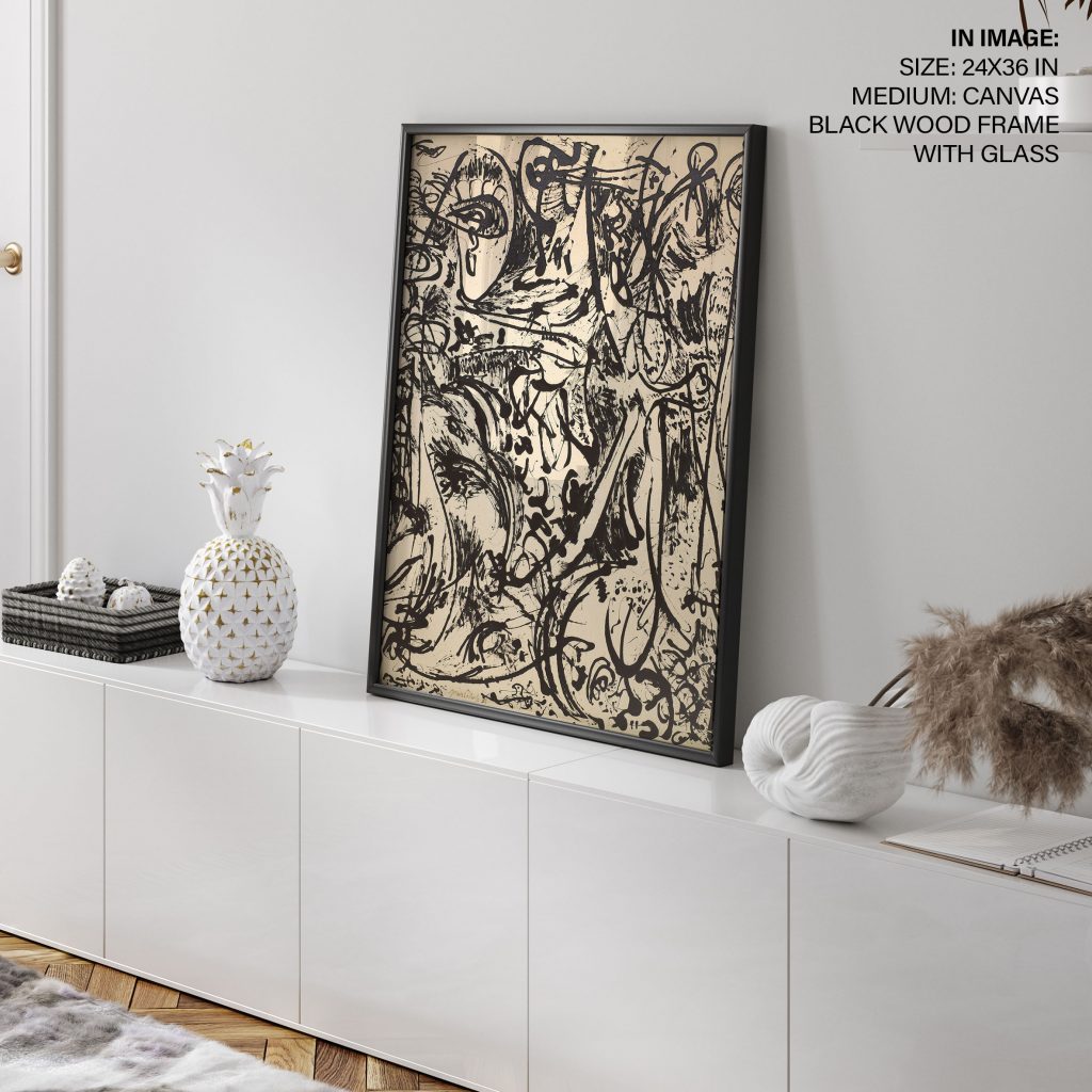 Echo (Number 25) by Jackson Pollock (1951) - BestOfBharat