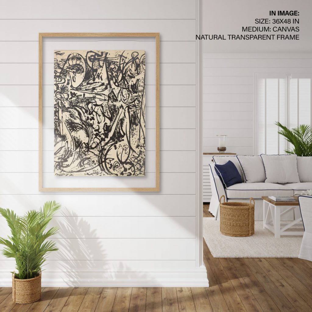 Echo (Number 25) by Jackson Pollock (1951) - BestOfBharat