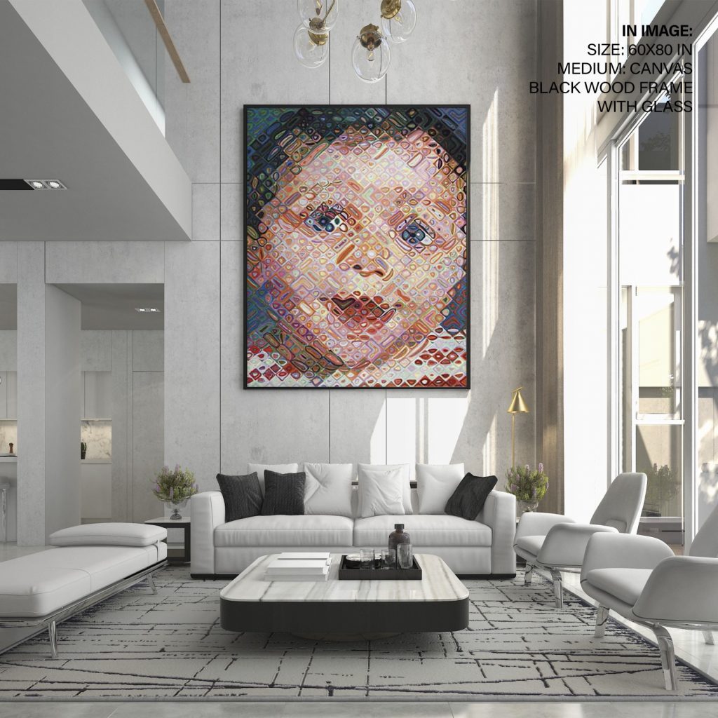 Emma by Chuck Close (2002) - BestOfBharat