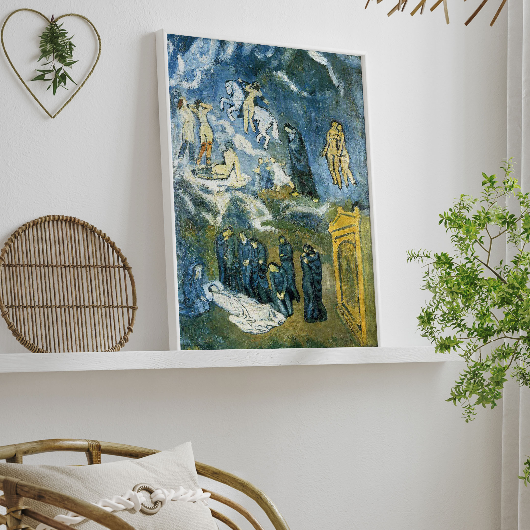 Evocation (The Burial of Casagemas) by Pablo Picasso (1901) - BestOfBharat