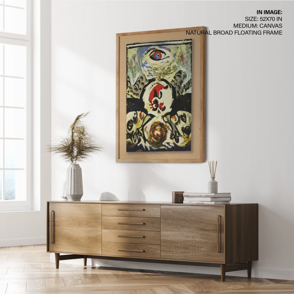 Bird by Jackson Pollock (1941) - Wall Art - Choose Size & Frames, Non ...