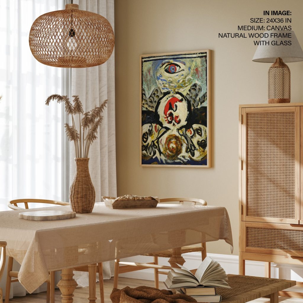 Bird by Jackson Pollock (1941) - Wall Art - Choose Size & Frames, Non ...