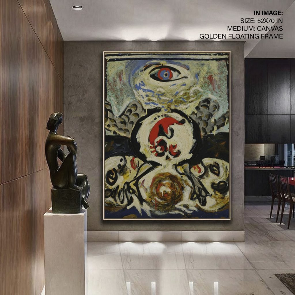 Bird by Jackson Pollock (1941) - Wall Art - Choose Size & Frames, Non ...