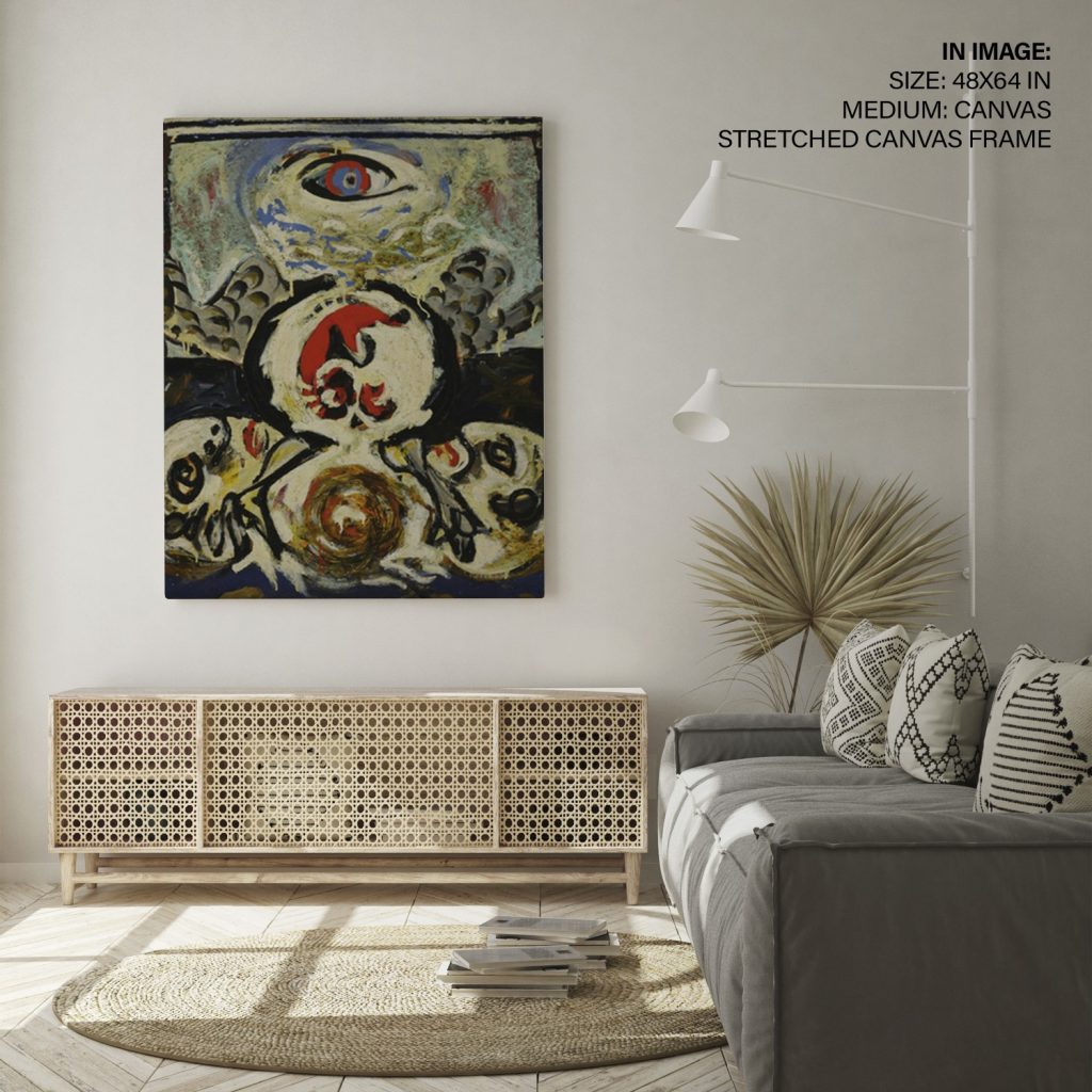 Bird by Jackson Pollock (1941) - Wall Art - Choose Size & Frames, Non ...