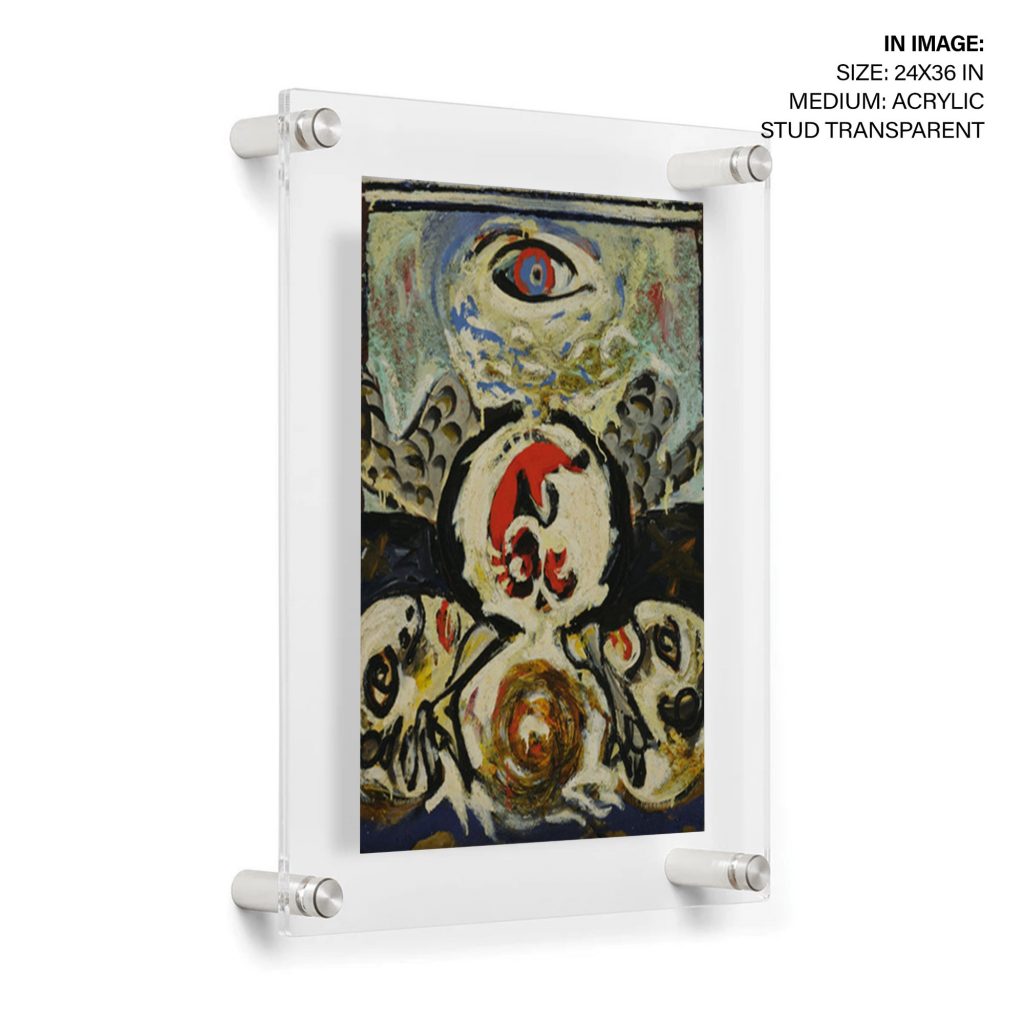 Bird by Jackson Pollock (1941) - Wall Art - Choose Size & Frames, Non ...