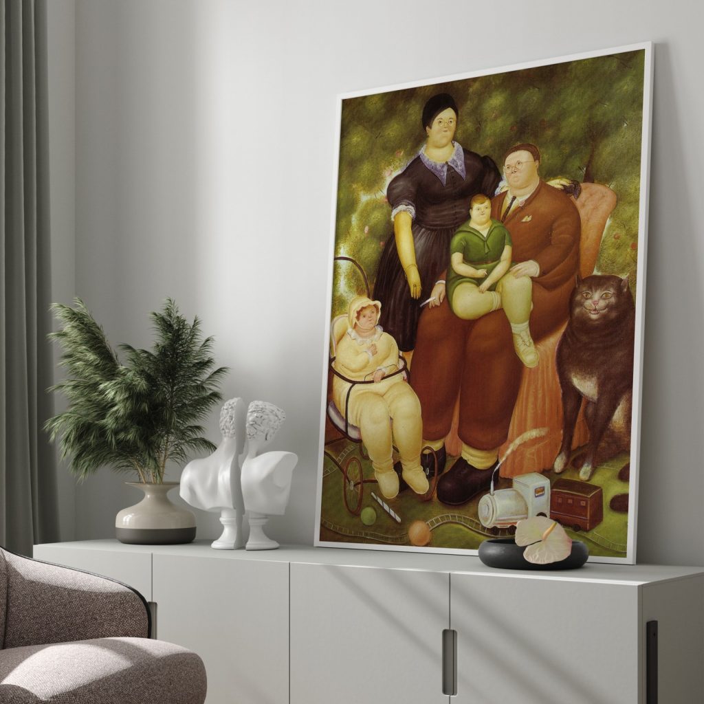 Family Scene by Fernando Botero (1969) - BestOfBharat