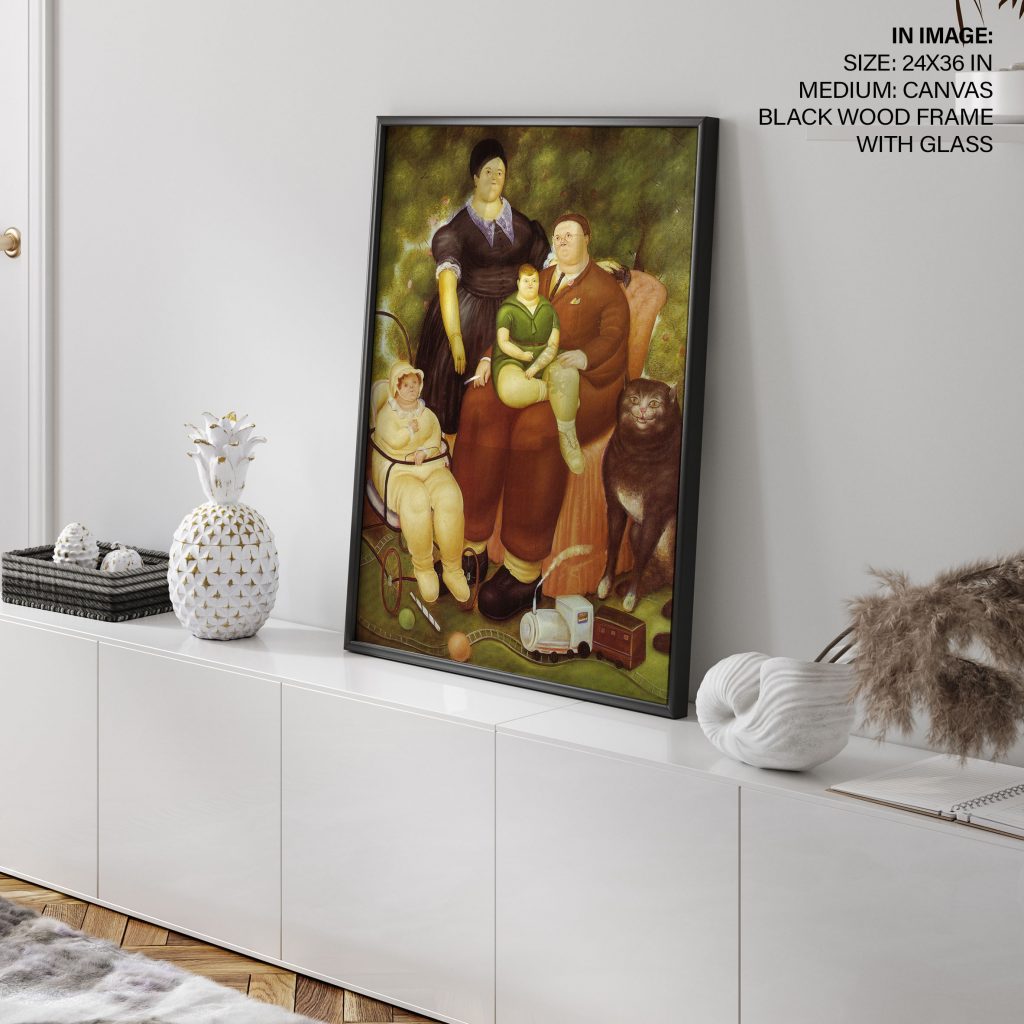 Family Scene by Fernando Botero (1969) - BestOfBharat